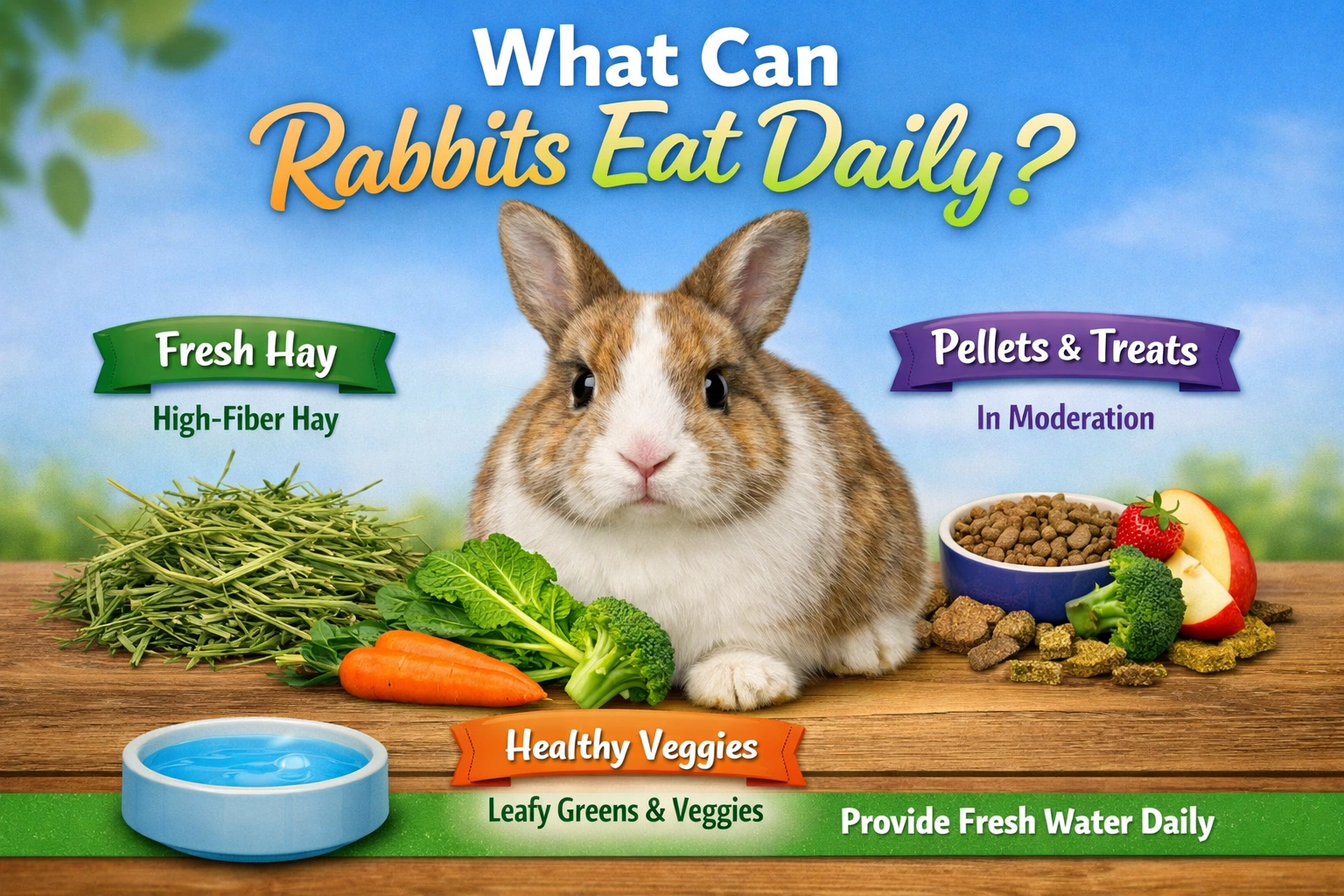 What Can Rabbits Eat Daily? Complete Safe Food List (2026)